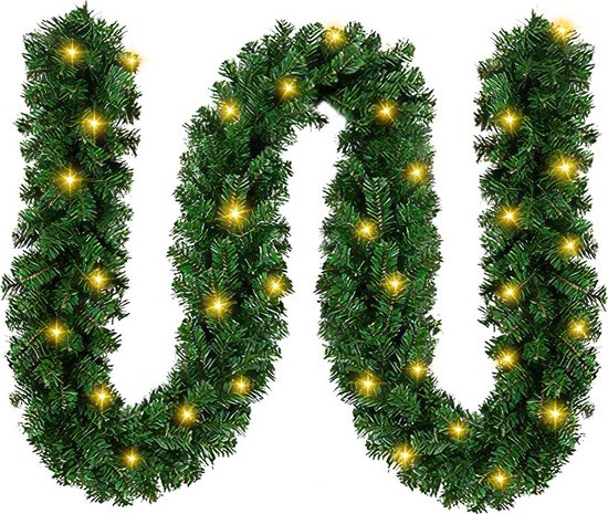 Kerstslinger 5 m PVC Kerst Slinger Kerstmis Kerstdecoratie Guirlande | bol