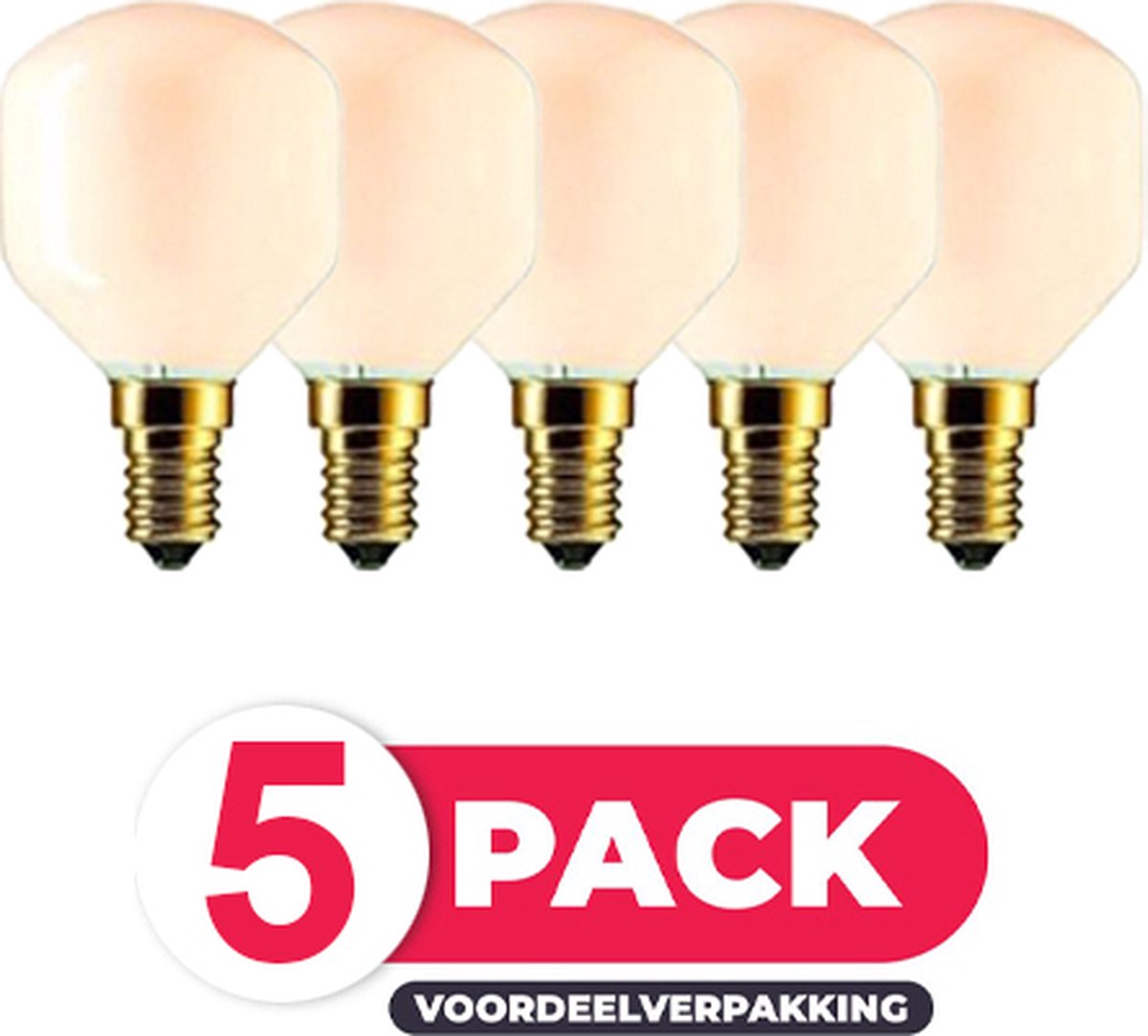 Philips Flame Kogel gloeilamp 25W/E14/230V - (5 stuks) | bol