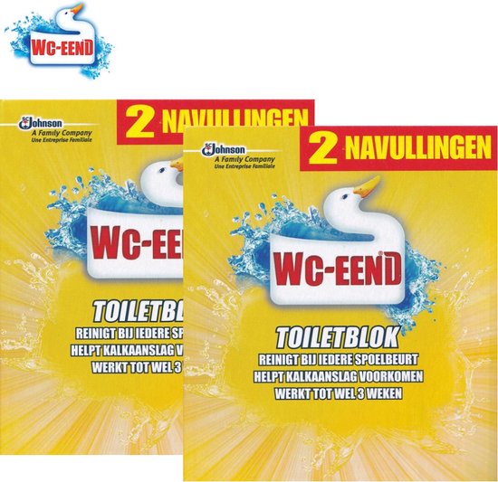 Wc-Eend Toiletblok Toiletreiniger - 4 Navullingen | bol.com