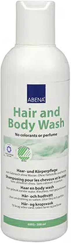 Abena Hair and Body Wash Ongeparfumeerd - Milde en Effectieve Waslotion ...