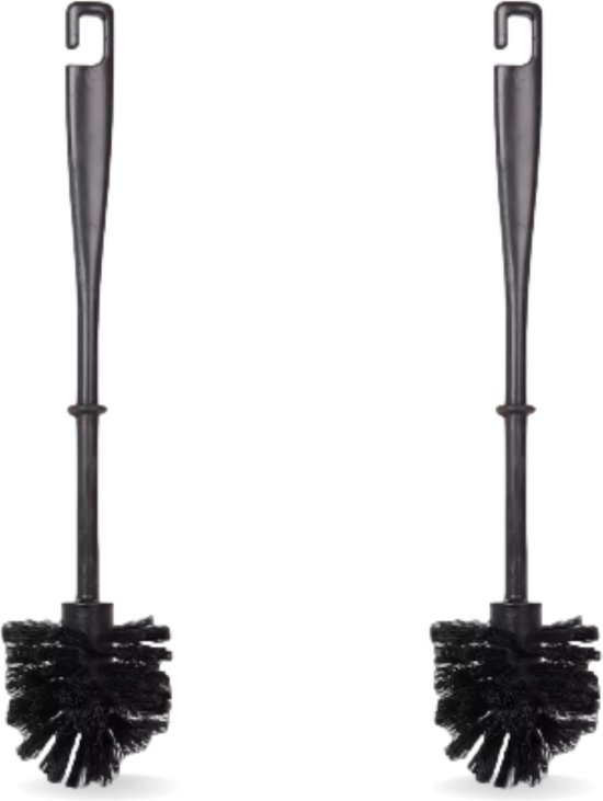 2 X Wcborstel - Toiletborstel - Zwarte Toiletborstels | bol