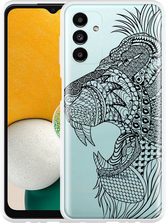 Samsung Galaxy A13 5G Hoesje Leeuw Mandala - Designed by Cazy | bol