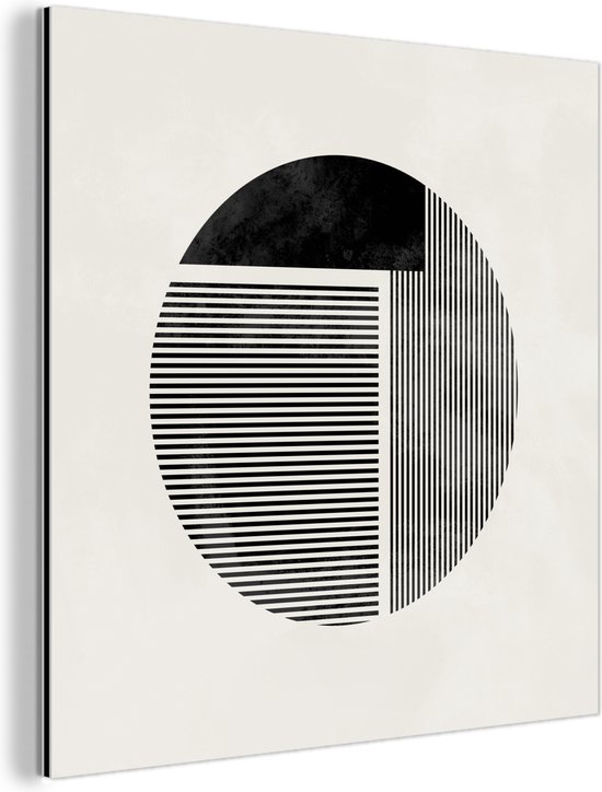 Wanddecoratie Metaal - Aluminium Schilderij Industrieel - Minimalisme ...