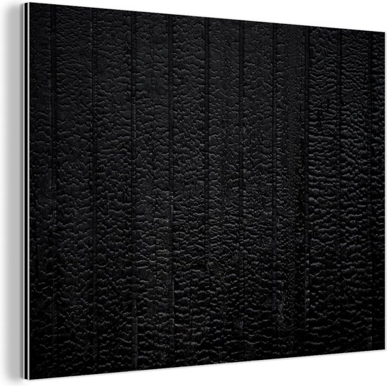 Wanddecoratie Metaal - Aluminium Schilderij Industrieel - Zwart ...