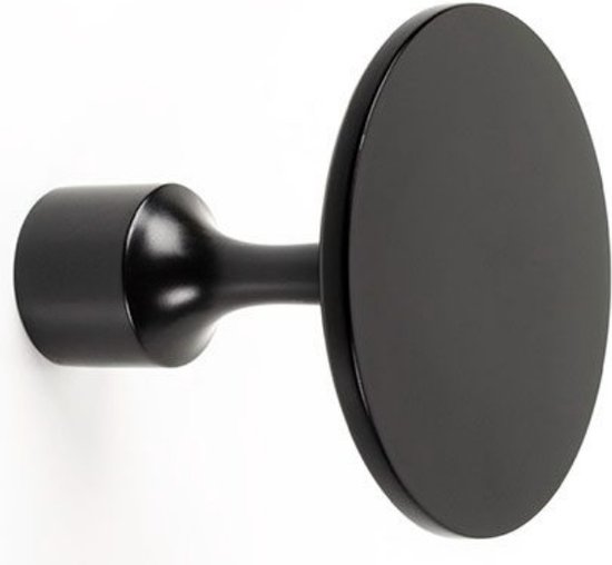 Knop MAT ZWART Doorsnede Ø35 mm , keukenknop - kastknop - meubelknop ...