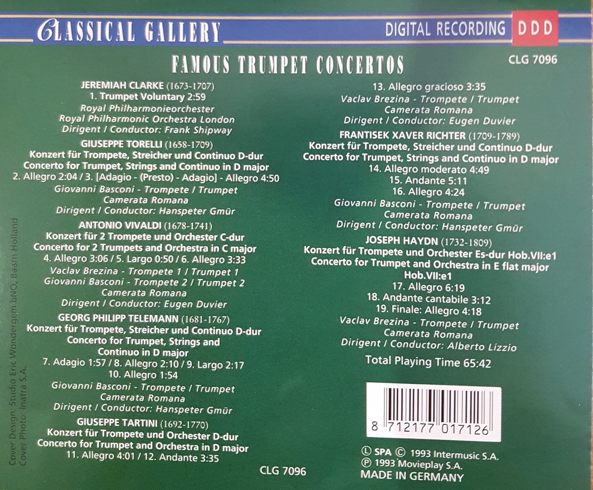 Famous Trumpet Concertos / Various, V/a | CD (album) | Muziek | bol.com