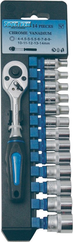 Dopsleutelset met ratel | bol