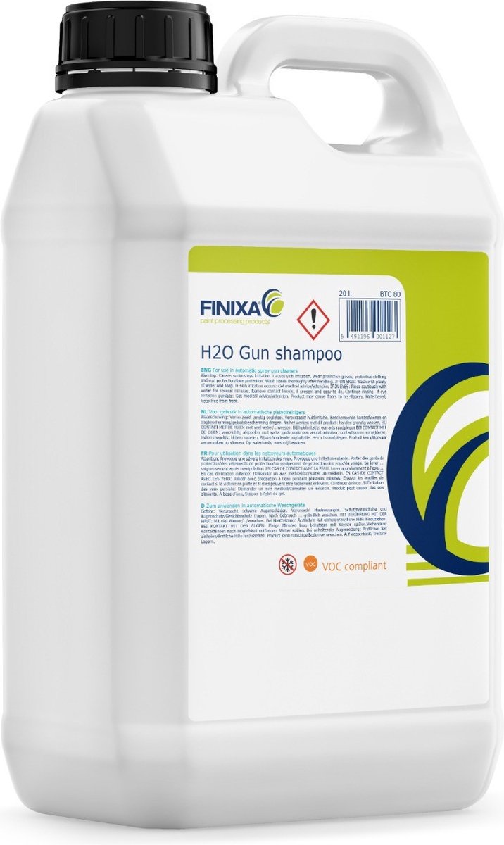FINIXA H2O Reiniger voor verfspuiten - 20 liter | bol