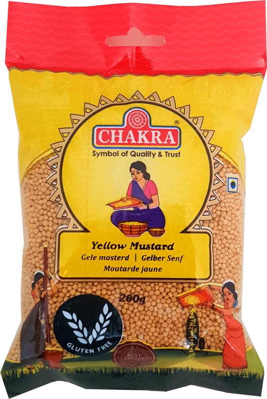 Chakra - Gele Mosterdzaad - Yellow Mustard Seed - Glutenvrij ...