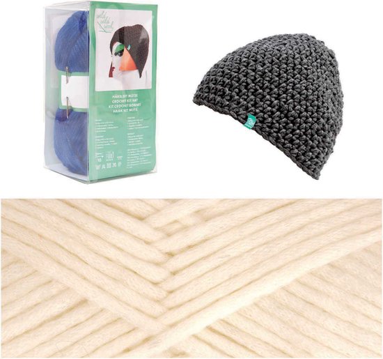 Muts Haken - Rico Design - Cream - Haakpakket | bol