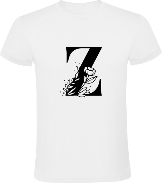 Letter Z Heren T-shirt | Hoofdletter Z | Alfabet | bol