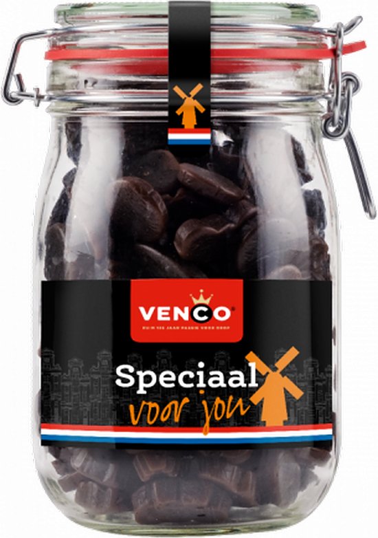 Venco - Snoeppot Nederlandse Drop - 6 Potten van 700 Gram - Cadeautje ...