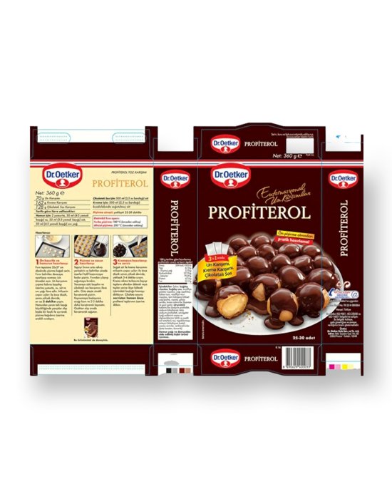 3x Dr. Oetker Profiterol 360g | bol