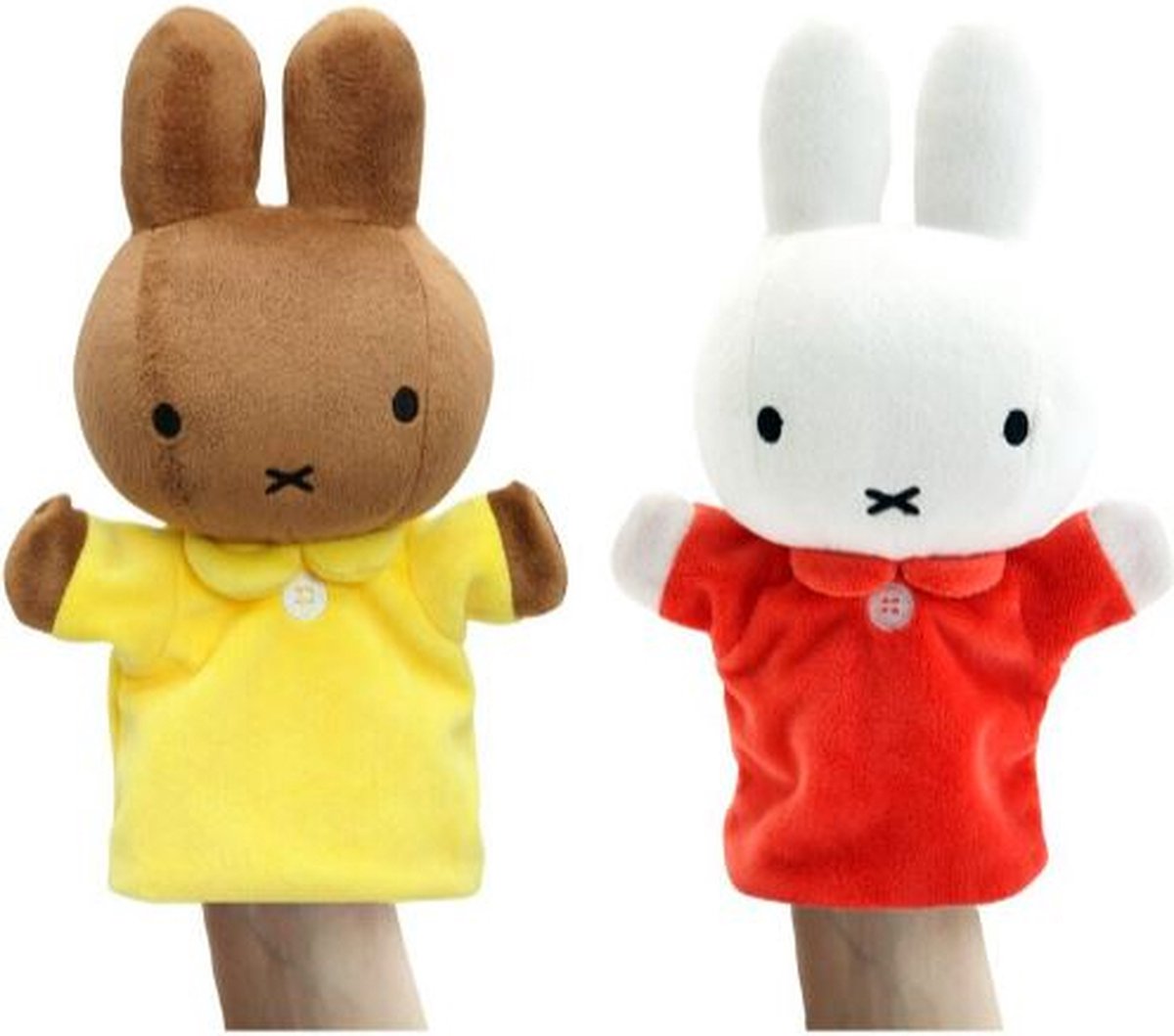 Nijntje Speelgoed | Pluchen handpoppen Nijntje en Nina | 25cm | bol.com