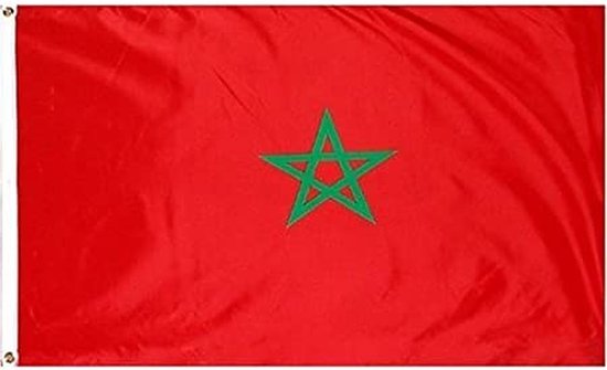 Marokkaanse Vlag - Morocco - Extra Groot 150 bij 200 cm - Maroc ...