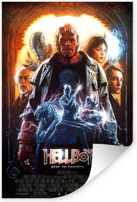 Poster - Hellboy, originele Filmposter, 2004, Premium Print, verpakt in ...