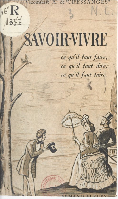 Savoir vivre (ebook), de Cressanges | 9782307264958 | Boeken | bol.com