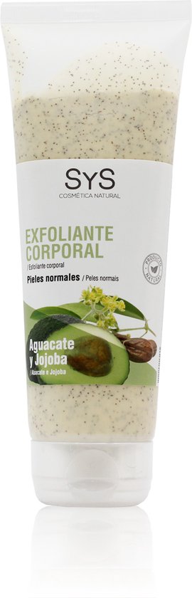 SyS Body Scrub Avocado & Jojoba - Mannen & Vrouwen - Diepe Reiniging ...