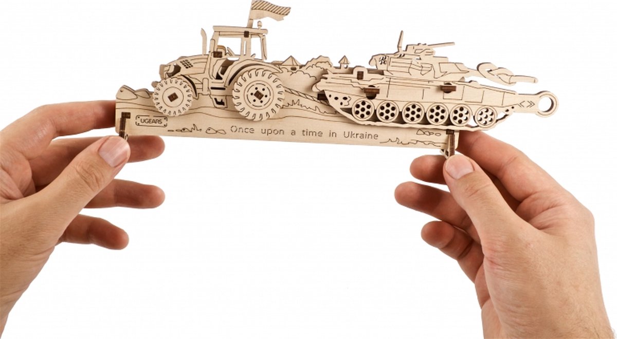 UGears modelbouw hout Brave UA Tractor | bol.com