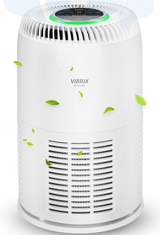 Vibrix Vortex20 luchtreiniger met nieuwste 6-in-1 HEPA filtersysteem - 6... | bol.com