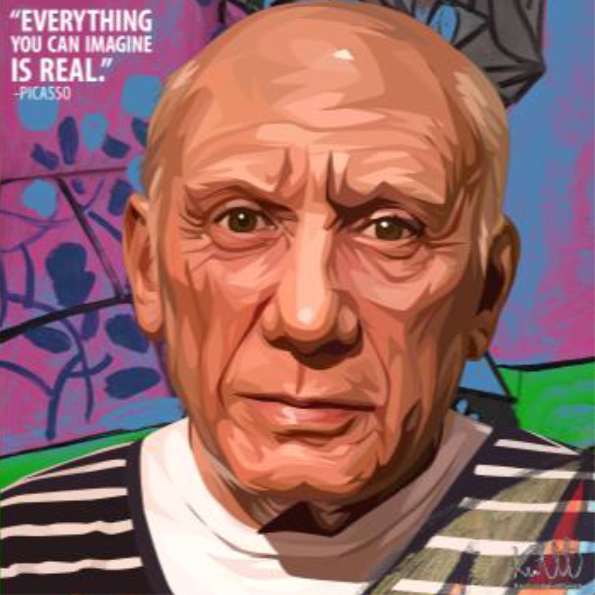 PABLO PICASSO VER2 pop art schilderij | bol