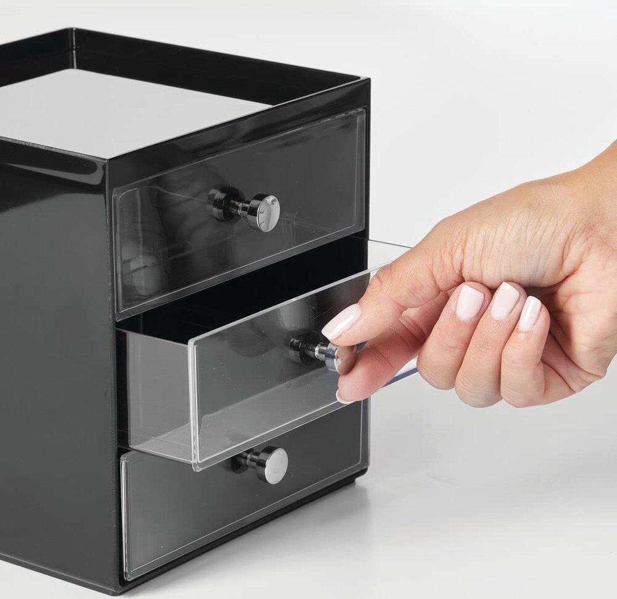 mDesign bureau organizer met 3 lades – opbergvakken voor pennen ...
