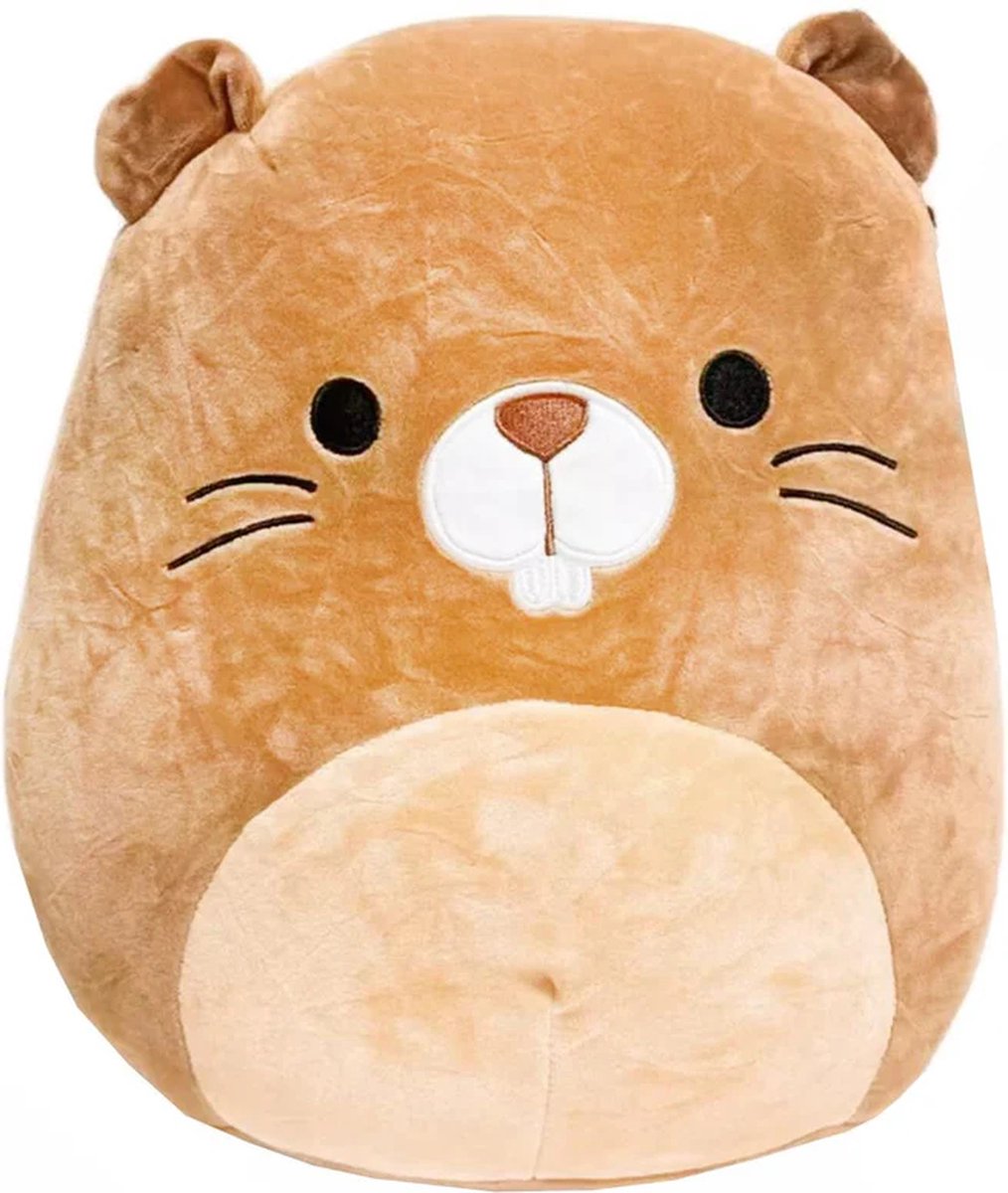 Squishmallow - 40CM - Chip the Beaver - incl. Adoption Certificate | bol