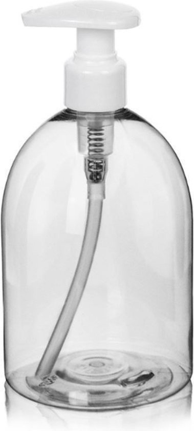Ornina - 500ml PET-fles - pomp fles - Zeep dispenser - flessen | bol.com