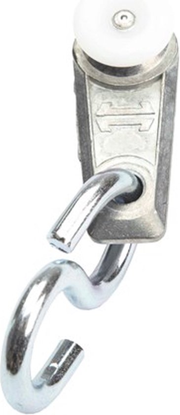 Henderson Hangrol met S-haak voor rail 280(a) - staal / nylon - max 10 ...