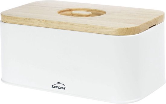 Broodbak - 30 x 18 x 12,5 cm - Nordic - Vintage Wit - Lacor - 3569417 ...