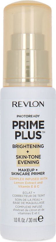 Revlon Prime Plus Makeup + Skincare Primer - Brightening + Skin-tone ...