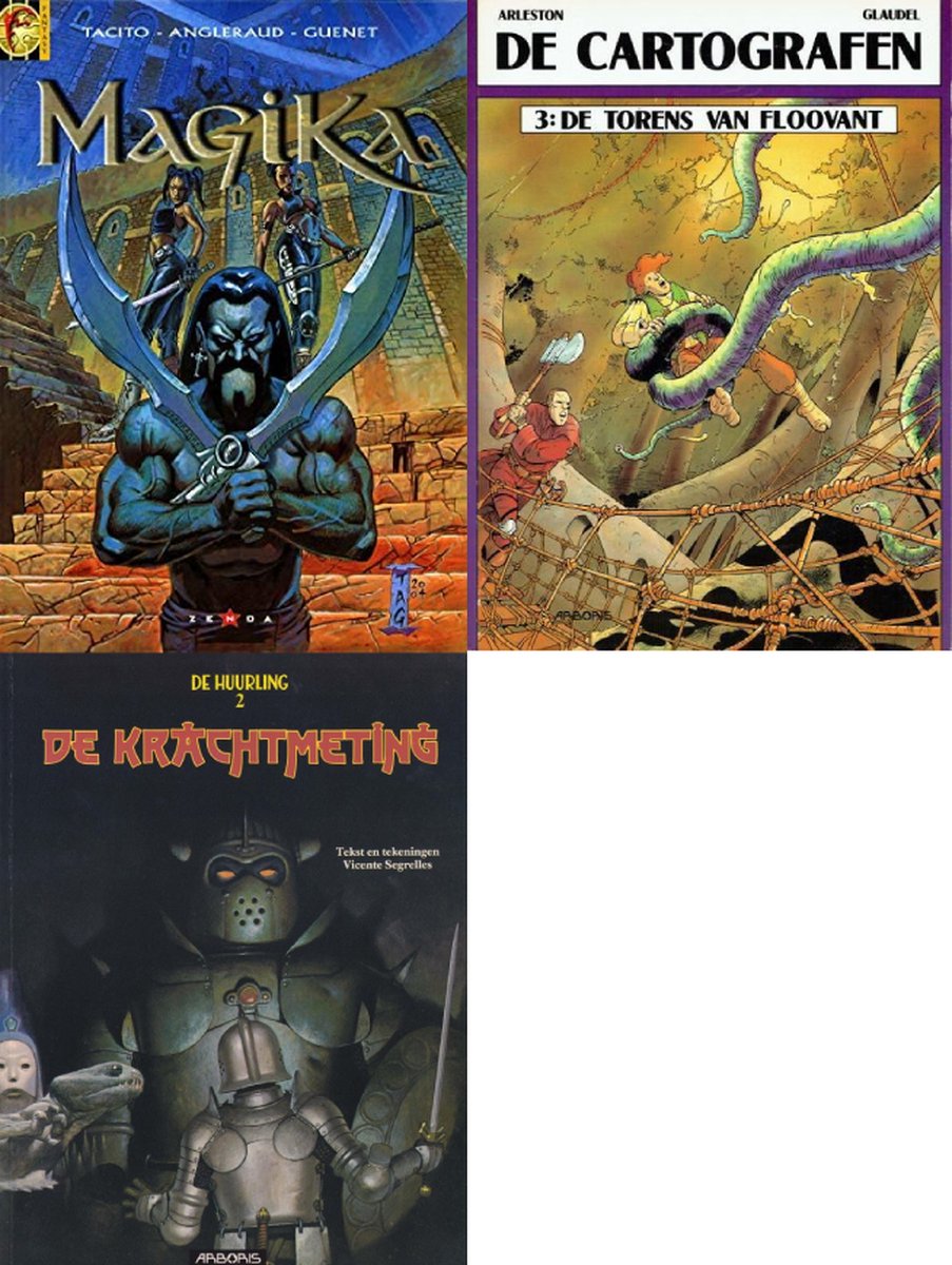 Thriller/Avontuur Strippakket (3 strips) [stripboek, stripboeken ...