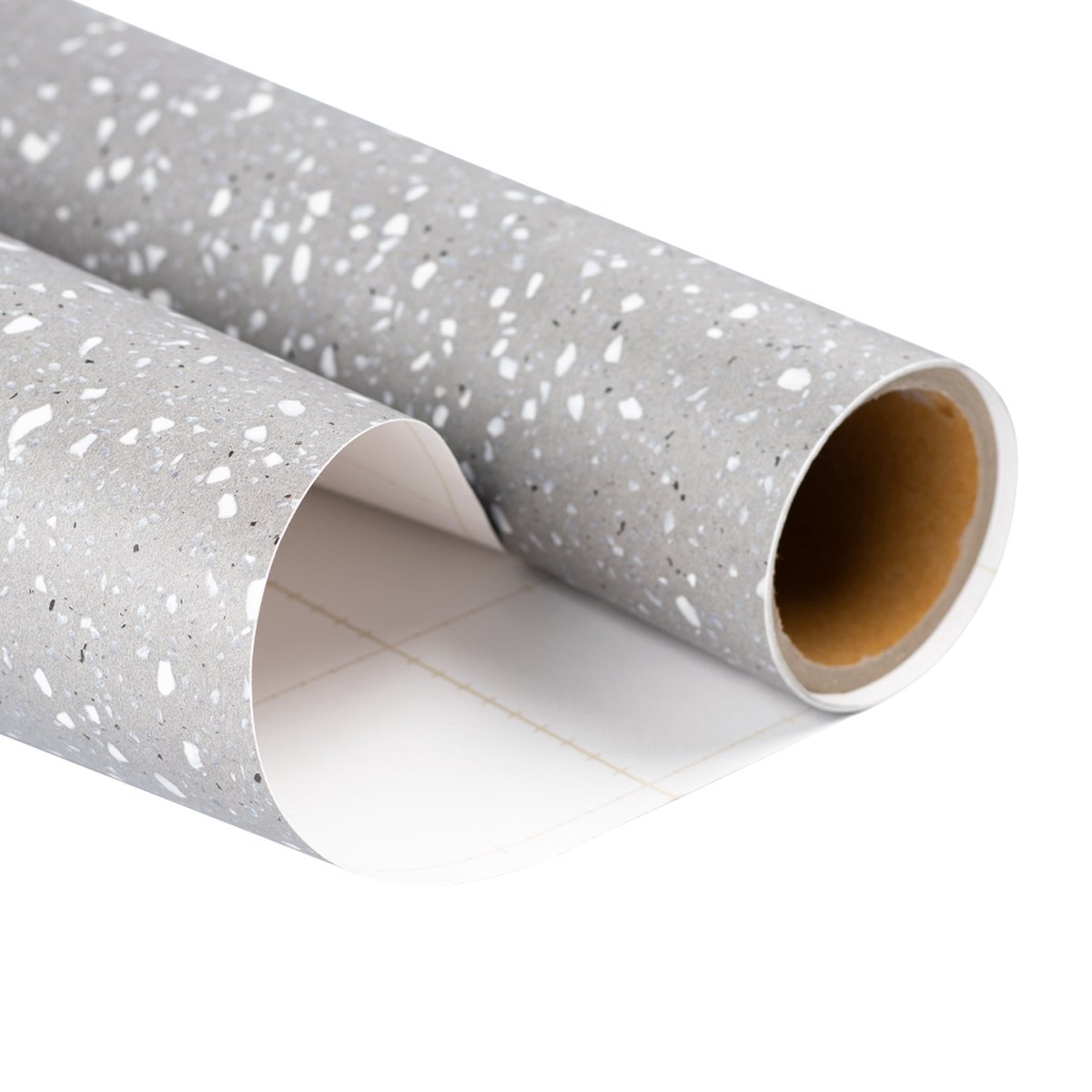 Plakfolie - 3D - Terrazzo Grijs – Terrazzolook Vinyl – 122 cm x 0.5 m ...