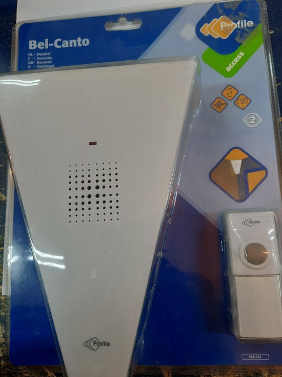 Profile Draadloze Deurbel Hoek | bol