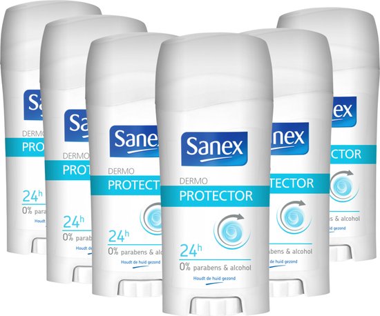 Sanex Dermo Protector Deodorant - 24h Anti Transpirant Stick - Herstelt ...