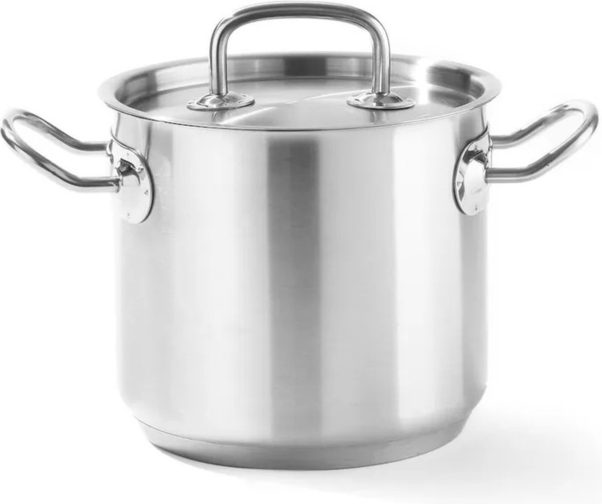 Hendi Kookpan 16cm - Professionele Kookpan met Deksel - Kitchen Line ...