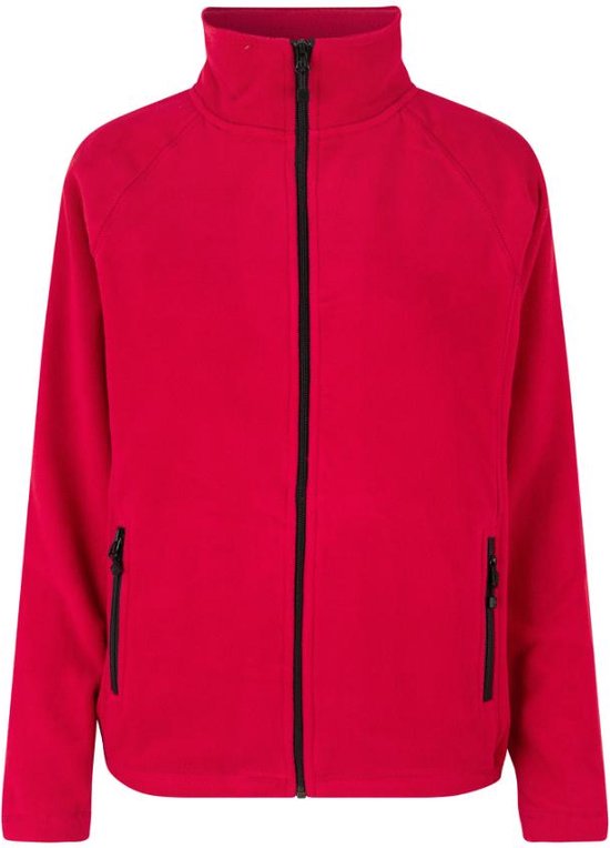 ID Micro fleece Vest Dames Rood - Maat S | bol.com