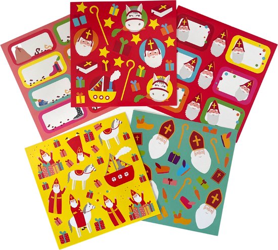3BMT Sinterklaas Versiering - Sinterklaas Stickers en Etiketten | bol.com