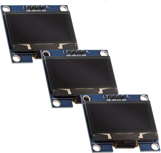 AZDelivery 3 x 1,3 inch OLED SSH1106 128 x 64 pixel I2C Display ...