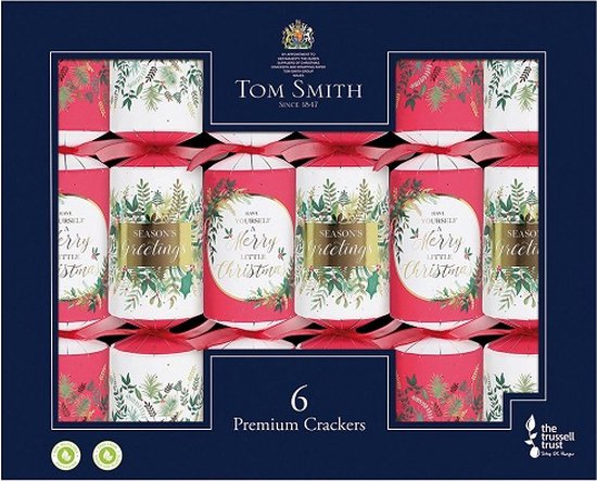 Tom Smith Traditional Foliage Christmas Cracker 6pk | bol