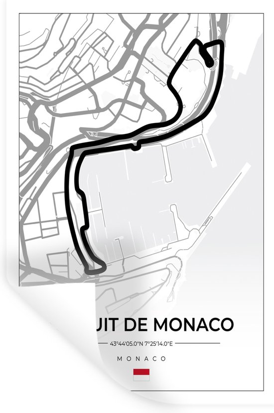 Muurstickers - Sticker Folie - Monaco - Formule 1 - Circuit de Monaco ...