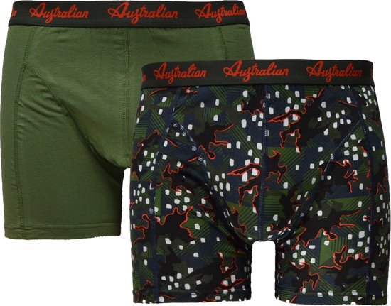 Australian Heren Boxers "Green-Garbage" 2-Pack Maat M | bol.com