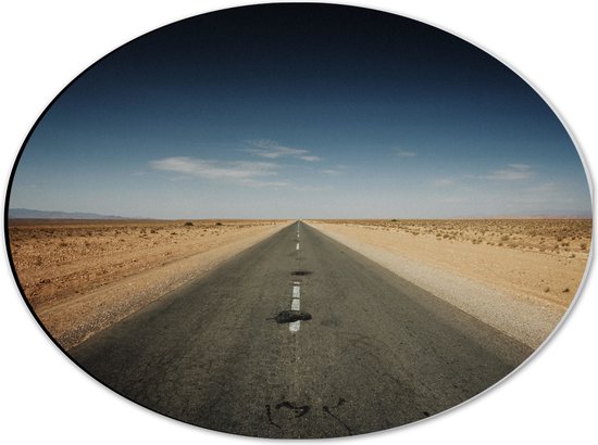 WallClassics - Dibond Ovaal - Helemaal het Einde - 40x30 cm Foto op ...