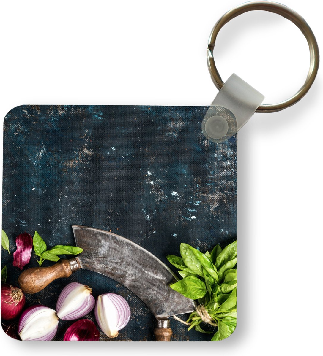 Sleutelhanger - Uitdeelcadeautjes - Groente - Kruiden - Wiegemes - Ui ...