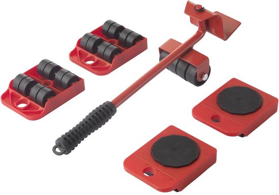 TOOLCRAFT TO-7730013 Meubel-transportroller Laadvermogen (max.): 150 kg ...