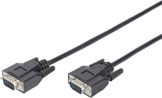 Digitus DB-310100-018-S VGA-kabel VGA Aansluitkabel VGA-stekker 15 ...