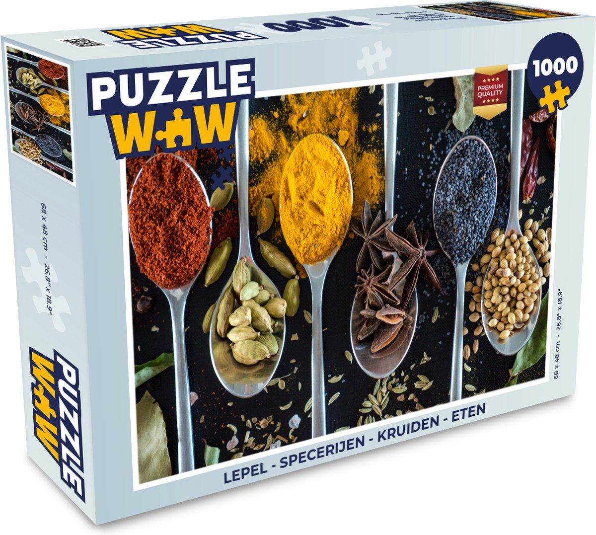 Puzzel Lepel - Specerijen - Kruiden - Eten - Tafel - Legpuzzel - Puzzel ...