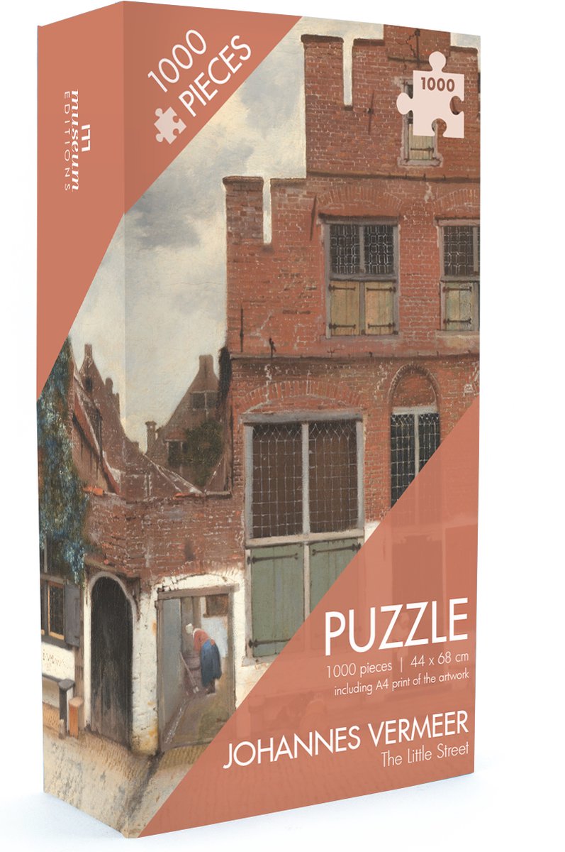 Puzzel, 1000 stukjes, Johannes Vermeer, Straatje van Vermeer | bol.com
