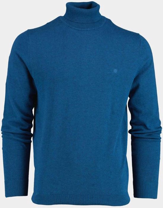 Bos Bright Blue Pullover Blauw Dex Roll Neck Pullover Flat K ...