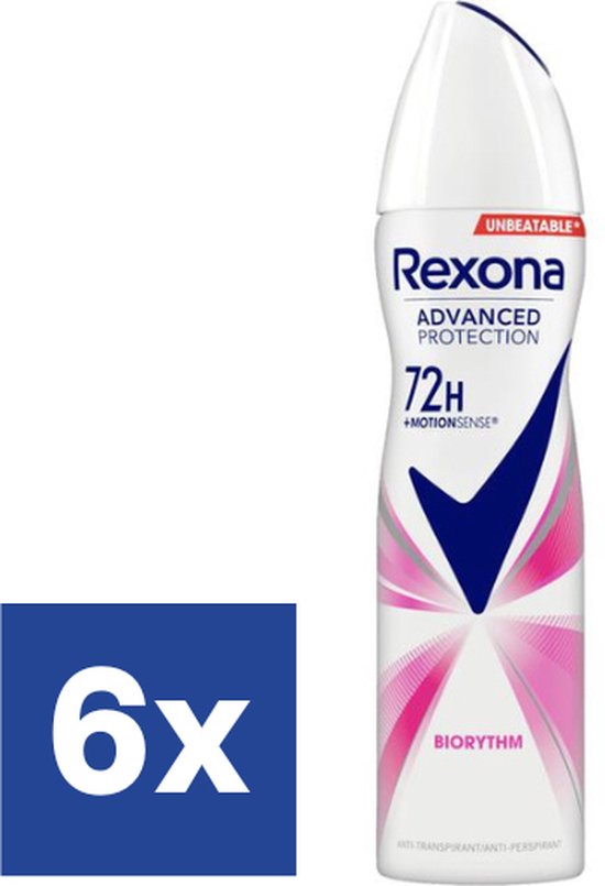 Rexona Woman Ultra Dry Biorythm Deodorant - 6 x 150 ml | bol
